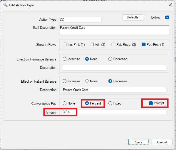 Assigning Credit Card Convenience Fees in DBC PM – Epic Support from DBC