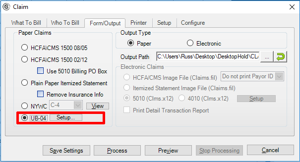 UB-04 Billing Profiles – Epic Support from DBC