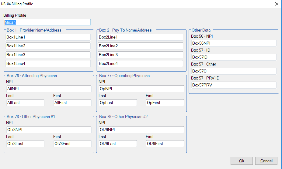 UB-04 Billing Profiles – Epic Support from DBC