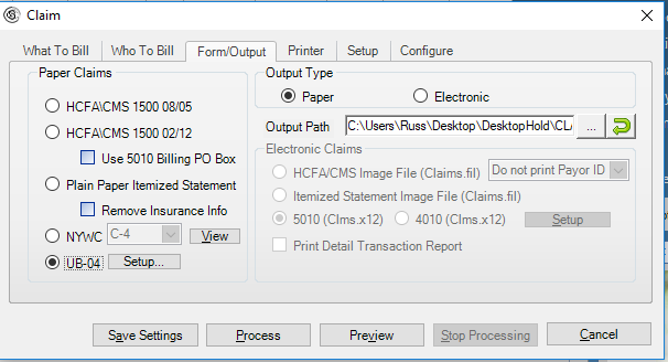 UB-04 Billing Profiles – Epic Support from DBC