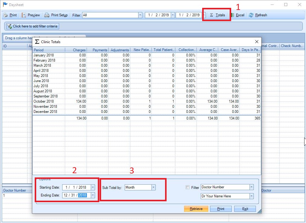 How do I run a Year to Date report – Epic Support from DBC