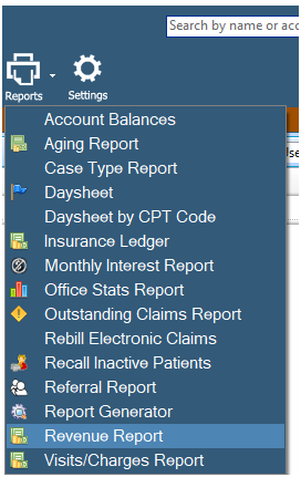 Revenue Report – Epic Support from DBC