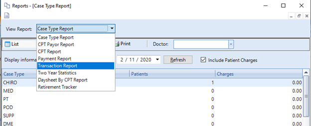TRANSACTION REPORT/DAILY AUDIT – Epic Support from DBC