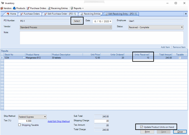 Inventory Module – Epic Support from DBC