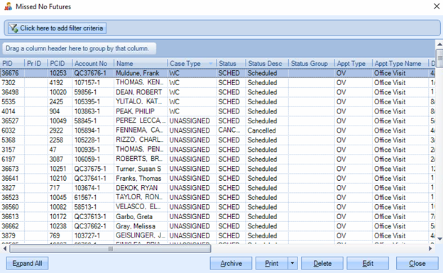 Scheduler – Epic Support from DBC