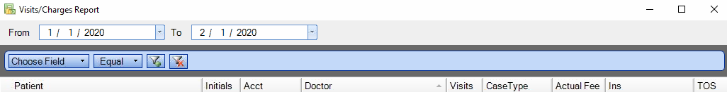 Visit Charges Report – Epic Support from DBC