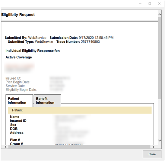 Batch/Check Eligibility Multiple Patients – Epic Support from DBC