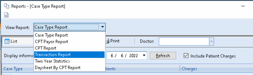 TRANSACTION REPORT/DAILY AUDIT – Epic Support from DBC